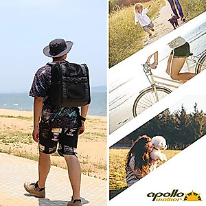 Apollo Walker Pet Carrier Backpack for Large/Small Cats and Dogs, Puppies, Safety Features and Cushion Back Support for Travel, Hiking, Outdoor Use (Black)