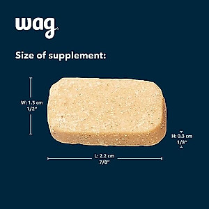 Amazon Brand - Wag Probiotic Supplement Chews for Dogs, Natural Duck Flavor, 160 count