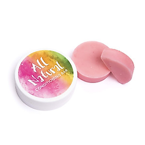 Sweet & Sassy 3 Conditioner Bars. Made in the USA. All Natural, Organic, SLS Free, Plastic Free, Safe for Color Treated Hair (Hawaiian Hibiscus)