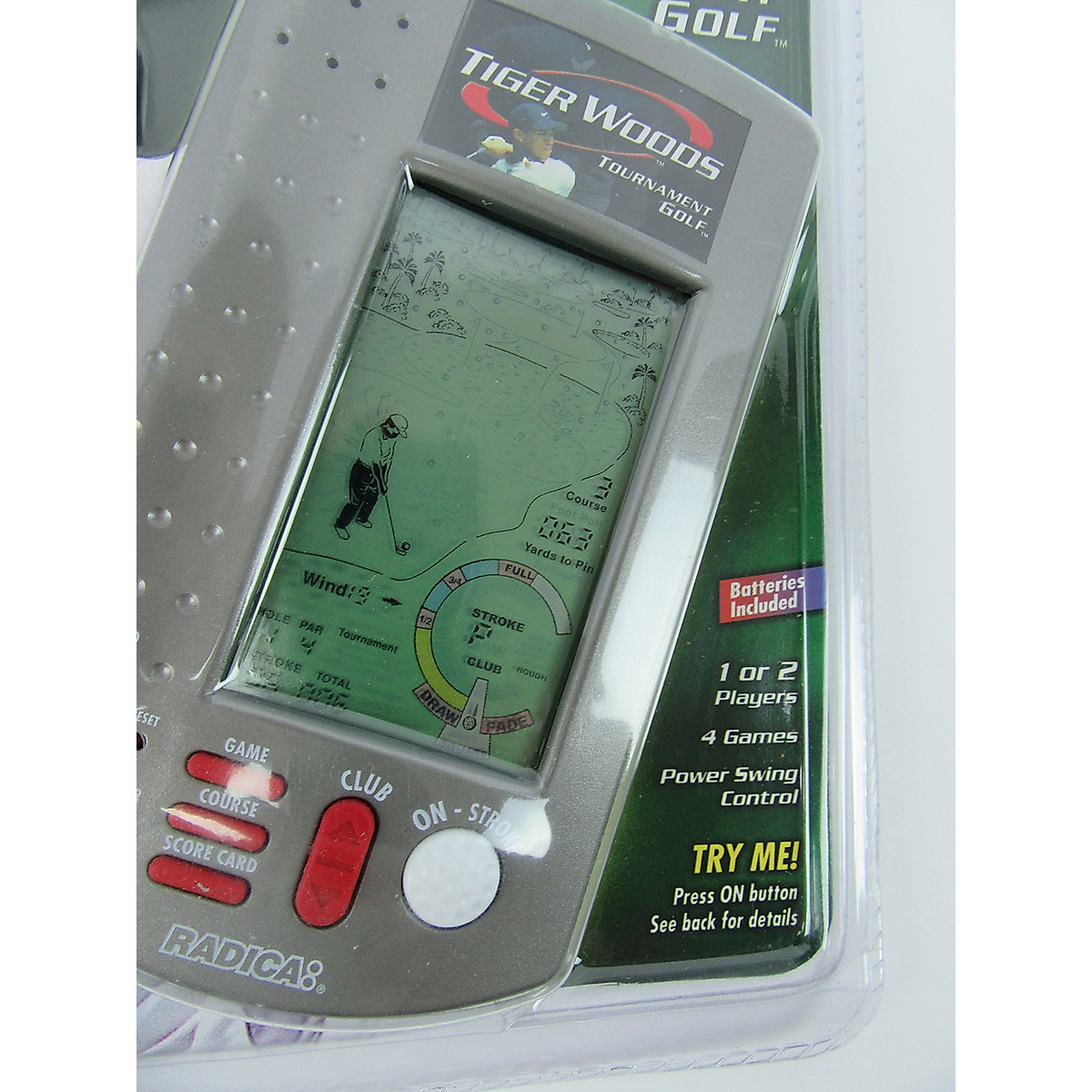Vintage Tiger Woods Radica Tournament Golf Handheld Electronic Game
