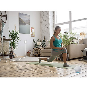 Show 8 Power Cord Adapter Replacement for Alexa 4th / 3rd Gen, Show 10 (3rd Gen), Alexa Plus 2nd Gen, Alexa Show 2nd Gen - 30W White Charger Plug with 5ft Long Cable