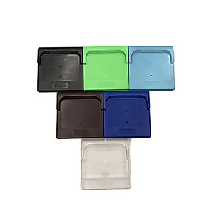 Game Case Plastic Cover Game Card Cartridge Portable Storage Box Protective Cover for Sega Game Gear GG (Black)