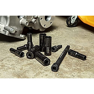 GEARWRENCH 18 Piece 1/2" Drive Deep Metric Impact Socket Set - 89096