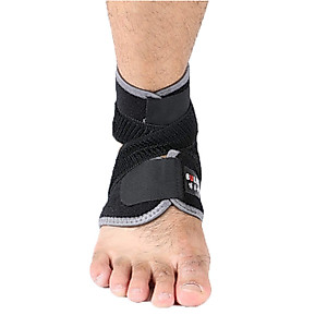 Ankle Brace, Compression Ankle Wrap for Sports Protect, Ankle Sprain, Plantar Fasciitis, Injury Recovery, One Size Fits All