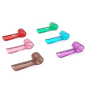 Nincha Powered Toothbrush Head Cover for Oral-B iO Series Toothbrush Head - Multiple Colors -Pack of 6