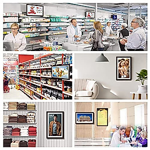 21.5 Inch Large WiFi Digital Picture Frame with 1920x1080 FHD IPS Screen, Send Photo/Videos Via APP or Email, 16GB Storage, Support USB Drive/SD Card Extend Storage, Manual Rotation, Wall Mountable