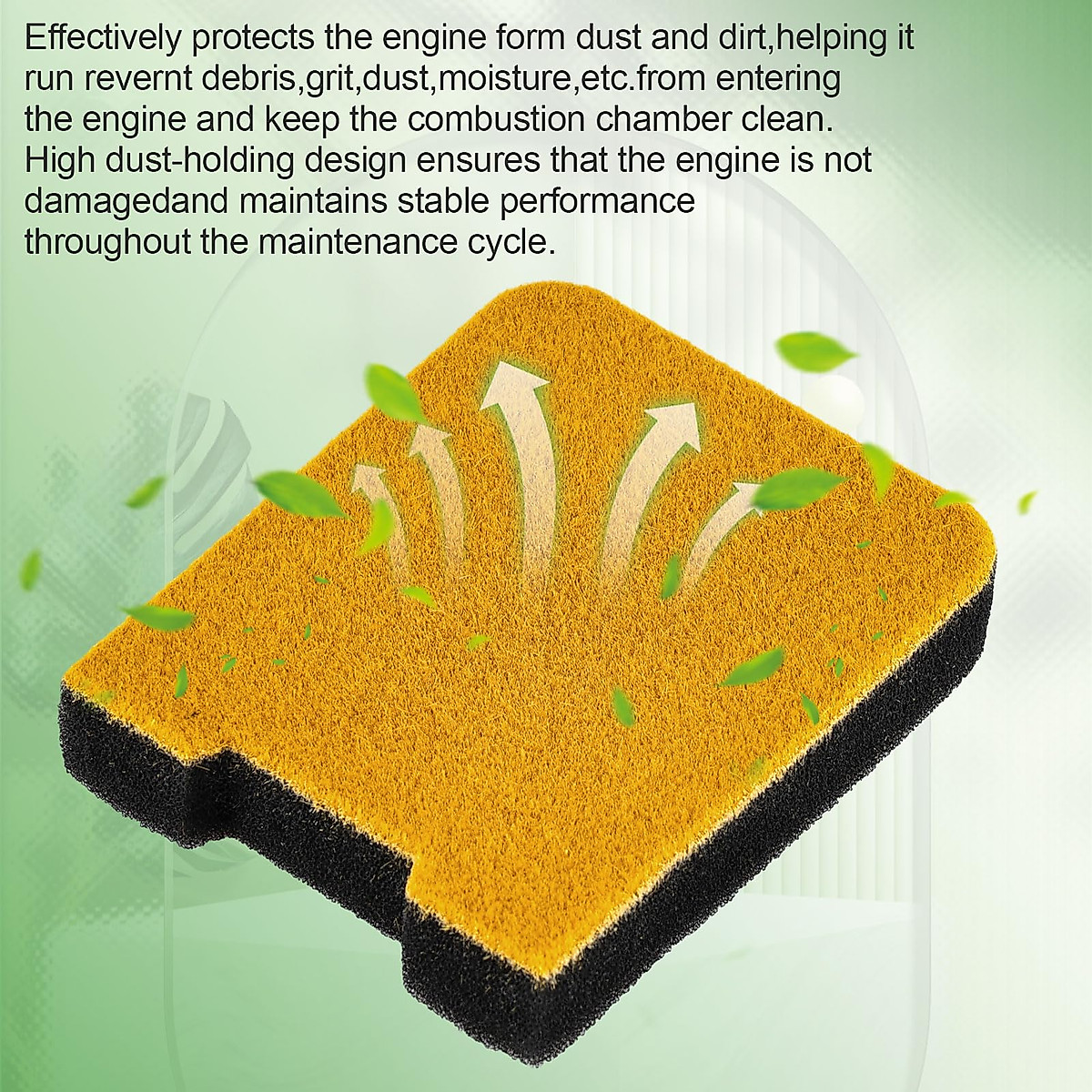 531004430 Air Filter for Husqvarna 145BT 155BT 145BF 155BF Blowers 110132179 531004430 （2PCS ）