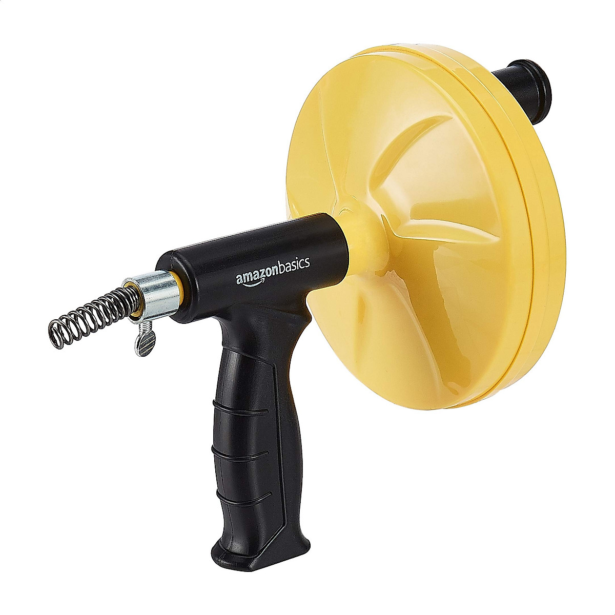 Amazon Basics Plumbing Snake and Storage Bag, 25-Foot, Black and Yellow, 8.85 x 6.49 x 6.1 inch