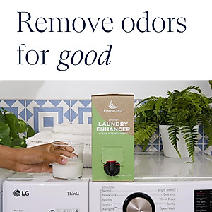 EnviroKlenz Liquid Laundry Enhancer Additive (20 loads) | Removes Chemical, Musty, Sweat and Body, Smoke, Fragrance, Pet Odors, And More | Non Toxic Laundry & Fragrance-Free