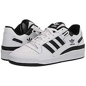 adidas Originals Men's Forum Low Sneaker, White/White/Black, 10.5