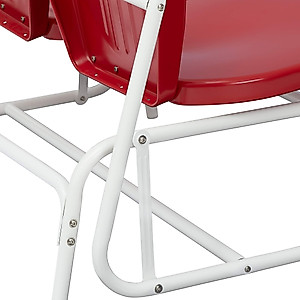 Leigh Country TX 93512 RED/White Retro Double Glider