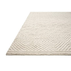 Loloi II Neda Collection NED-04 Ivory/Natural, Transitional 5'-0" x 7'-6" Area Rug