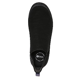 BZees Women's Tempo Chelsea Ankle Boot Sneaker, Black, 10 Wide