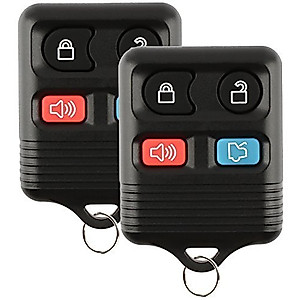 Discount Keyless Replacement Keyless Entry Car Remote Control Key Fob Clicker Compatible with Fod Lincoln Mercury (2 Pack)