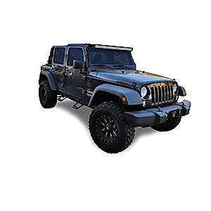 Carr 105771 HOOP II XP3 Black Powder Coated Step - Pair