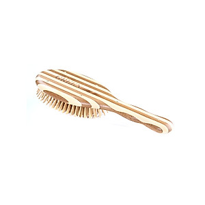 Bass Brushes | The Green Brush | Bamboo Pin + Bamboo Handle Hair Brush