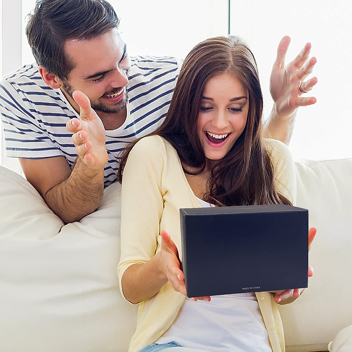 rnairni Mr and Mrs Aprons, Perfect Christmas Gifts for Couples Who Have Everything,Nice Engagement Gift,Wedding Gifts and Bridal Shower Gifts,Mr and Mrs Gifts Include Aprons,Gloves,Mats,Mug,A Card