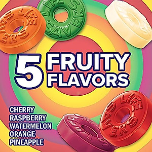 LIFE SAVERS 5 Flavors Hard Candy Rolls, 1.14 Ounce (Pack of 20)