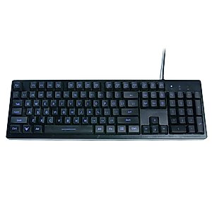 Fenek Mother Membrane Water-Resistant Gaming Keyboard - 7 Color LED