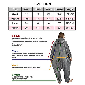 drafform Adult Ogie Onesie Christmas Cosplay Costume Animal One-Piece Pajamas Unisex Plush Hoilday Party Homewear