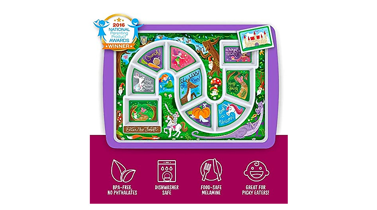 Genuine Fred Enchanted Forest Kid's Dinner Tray – Fun & Safe Mealtime