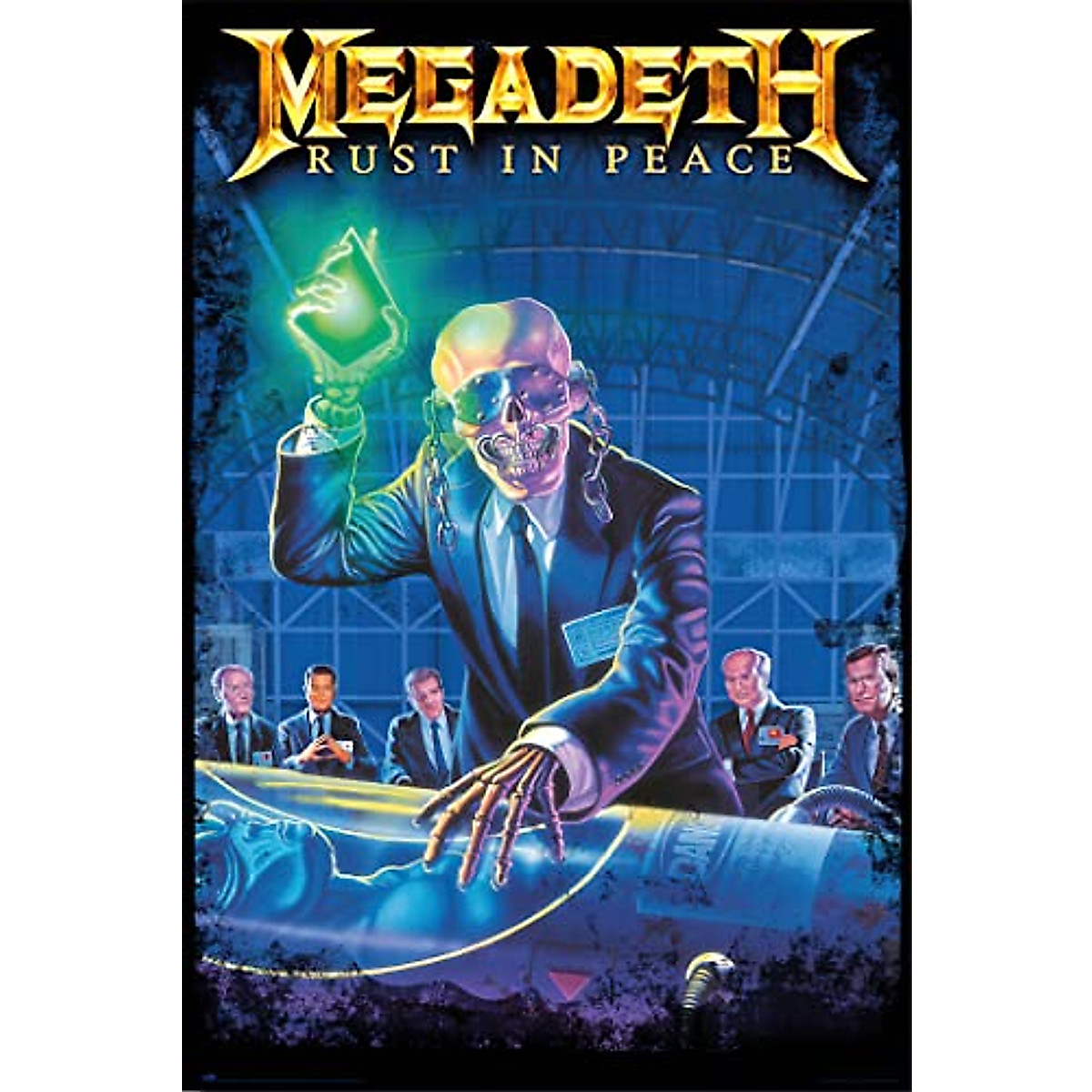 Megadeth - Music Poster (Album Cover: Rust In Peace) (Size: 24" x 36")