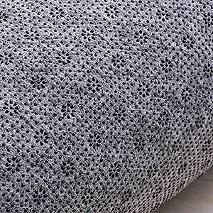 SYROVIA™ Grey Moon Round Area Rug 2' in Diameter Bedroom Carpet Shaggy Soft Chair Mat Washable Doormat