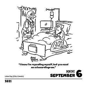 Medical Cartoon-A-Day 2021 Calendar: A Daily Dose of Humor