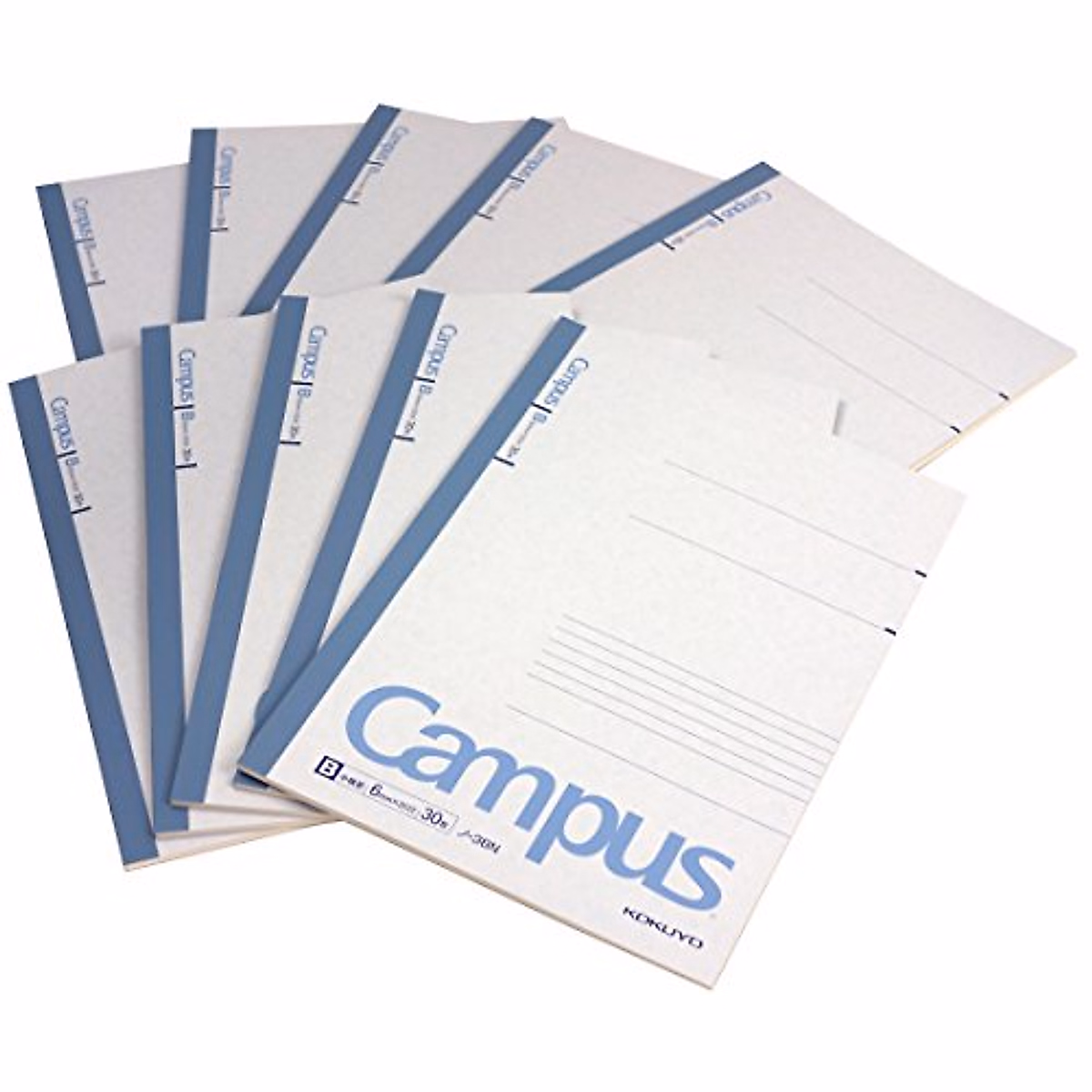 KOKUYO Campus Notebook (Semi-B5, Blue, Pack of 10)