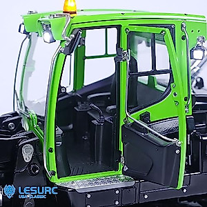 LESU 1/14 Hydraulic RC Crawler Loaders Metal for 636 Remote Control Construction Vehicles 4CH Reversing Valve Openable Bucket Rear Hook Hobby Grade Model