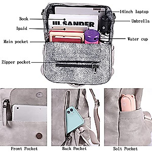 Women's Backpack Purse Multipurpose Satchel Handbags Anti-theft Work Backpack Medium Size
