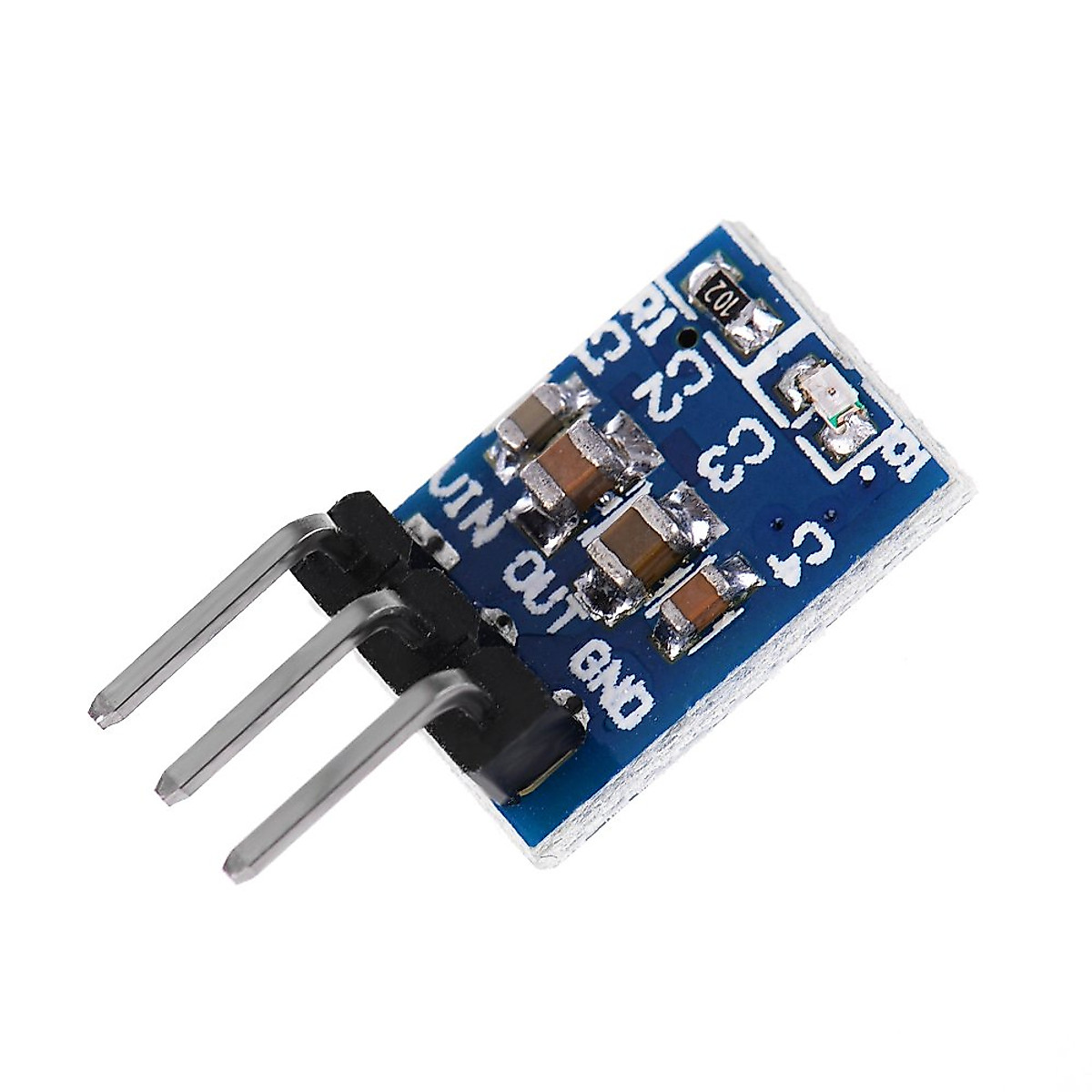 Anmbest 10 Pack 3 Pins AMS1117-3.3 DC 4.75V-12V to 3.3V Voltage Regulator Step Down Power Supply Buck Module 800mA