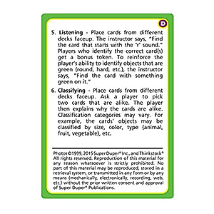 Super Duper Publications | Articulation Photos CH Sound Fun Deck Flash Cards | Educational Learning Resource for Children