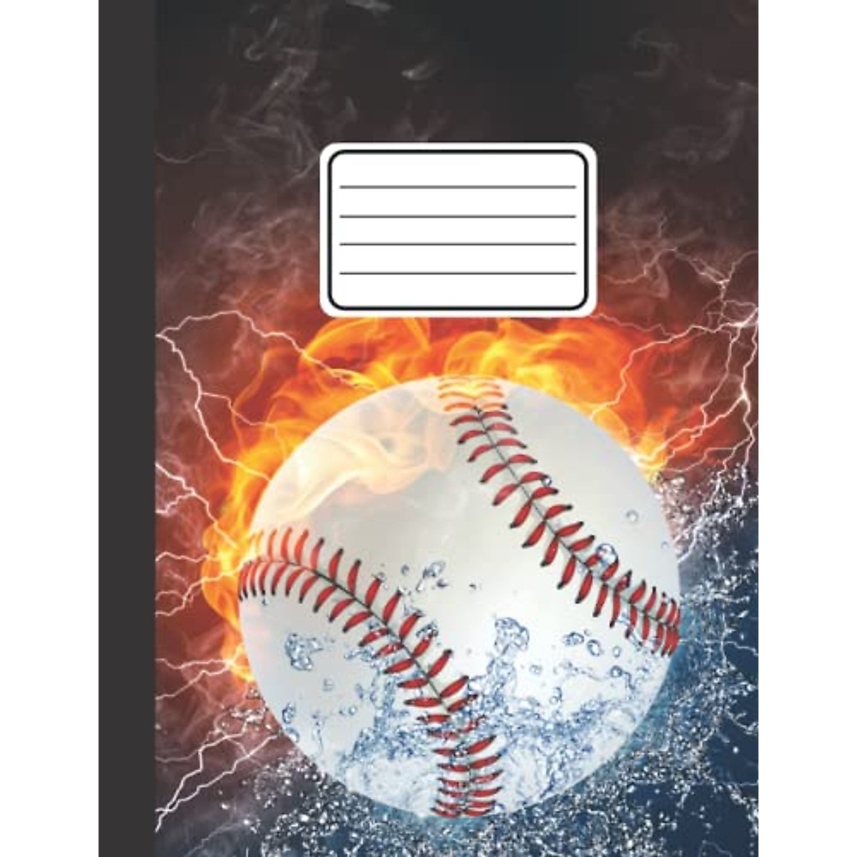 Composition Notebook Wide Ruled Baseball Sports Boys Girls Kids Children Colorful Comp Book: Wide Ruled Lined Paper 110 pages (55 sheets) 9-3/4 x 7-1/2 inches