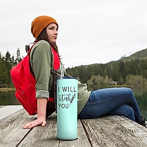 Nurse Gifts For Women Nurse Practitioner Retirement Gifts 20oz Funny Green Skinny Wine Tumbler Nurse Graduation Christmas Presents Bulk For School Student I Will Stab You Travel Cup With Straw