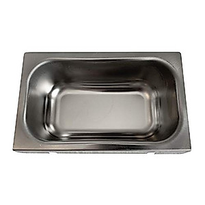 Commercial Kitchen Restaurant Duty Canopy Hood Grease Cup- Removable Keyhole Mount 4” Deep (Large Capacity Grease Cup)