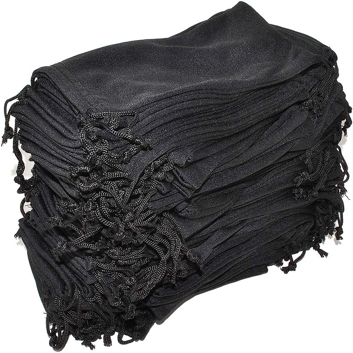 2000 PCS Eyeglasses Microfiber Pouches Cleaning Case Bag Black