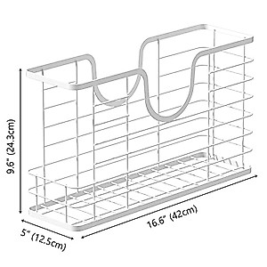 Dalanpa Multifunctional Kitchen Pot Lid Holder, Kitchen Cutlery Basket, Pot Lid Storage Organizer for Pot Lids, Pots, Cutting Boards, Tableware