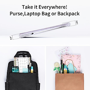 Mokani Small Desk Calendar 2023-2024 (8"x6"), Mini Monthly Desktop Calendar from January 2023 to June 2024, Academic Year Standing Desk Calendars with Planner Stickers