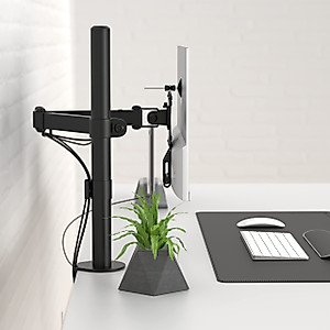 HumanCentric VESA Mount Adapter for HP Monitors 22er, 22es, 22f, 23er, 23es, 23f, 24ea, 24ec, 24er, 24es, 24f, 24fw, 25er, 25es, 25f, 27er, 27ea, 27es, 27f, 27fw, 27ec VESA Adapter Bracket (Black)