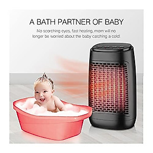 Outdoor Garden Heater Shaking head home office portable ceramic household electric heater power practical office Patio Heater (Size : US)