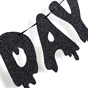 Glitter Have a Killer Birthday Banner - Halloween Birthday Banner - Horror Movie Party, Halloween Zombie Vampire Party Decoration Supplies