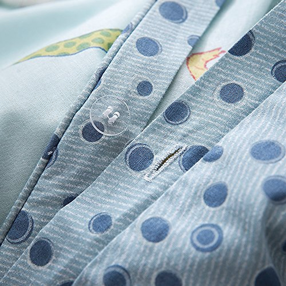 Merryfeel Dinosaur Duvet Cover Set,100% Cotton Dinosaur Print Duvet Cover Set for Kids Bedding - Twin