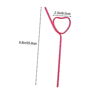 Healifty 25Pcs straw Party Accessories Party Supply Home Supply disposable drinking cocktail stanly bridal shower favors flexible trim drink garnish wedding decor the pet milk child jar