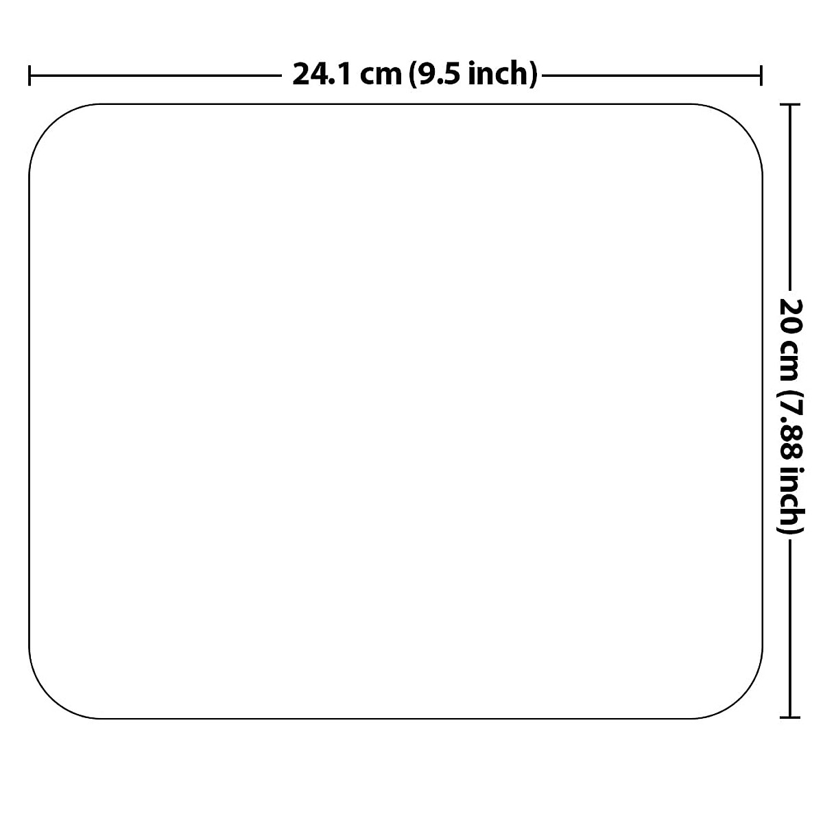 WIRESTER Personalized Custom Mousepad with Your Photo, Frame Color for Home, Office and Gaming Desk, Non-Slip Rectangle Mouse Pad