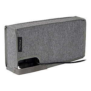 PlayVital Gray Nylon Dust Cover, Soft Neat Lining Dust Guard, Anti Scratch Waterproof Cover Sleeve for Nintendo Switch & Switch OLED Charging Dock