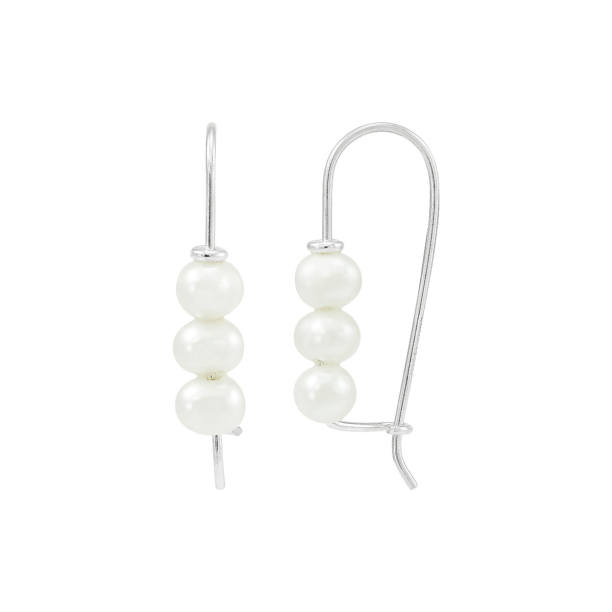 Silpada 'Dots of Joy' Freshwater Cultured Pearl Drop Earrings in Sterling Silver