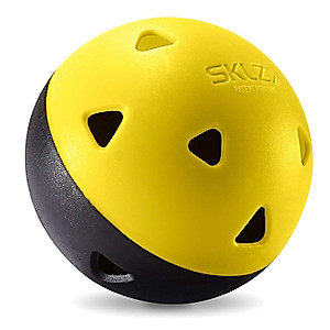 SKLZ Impact Limited-Flight Practice Baseball, Softball, and Mini Balls, 12 Count (Pack of 1)