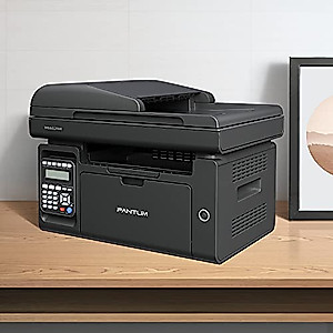 Pantum M6602NW All-in-One Monochrome Laser Printer Copier Scanner Fax with Wireless Ethernet & USB2.0 Capabilities, 150 Pages Paper Input Capacity (V7W99B)