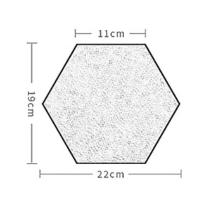 Creative DIY Stitching Hexagonal Felt Wall Stickers, Cork Board Background Wall Without Trace, Kindergarten Photo Wall